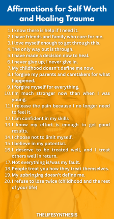 240 Self Worth Affirmations That Help You Find Your Inner Treasure ...
